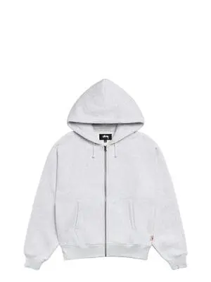 StÜssy Raglan Zip Up Hoodie - Grey
