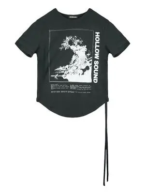 ANN DEMEULEMEESTER Hollow Sound Print T-shirt - Black