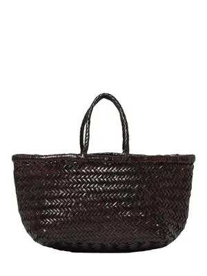 Dragon Diffusion Woven Handbag - Brown