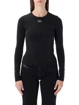 DIESEL® Diesel T-Uncutieslong-Od Long-Sleeved T-Shirt Black