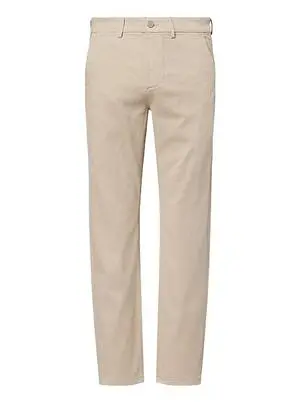 7 For All Mankind Slimmy Chino Straight-leg Stretch-cotton Blend Trousers - Sateen Biscuit