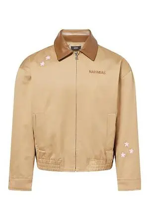 NAHMIAS Workwear Embroidered Jacket - Sand