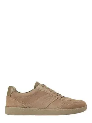 Kurt Geiger Lloyd Drench Suede Trainers - Taupe
