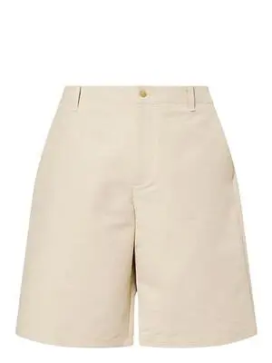 Jacquemus Camargue High-rise Cotton-blend Shorts - Beige