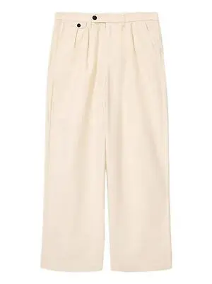 ALLSAINTS Cotton-blend Wide-leg Trousers - Sandshell Taup