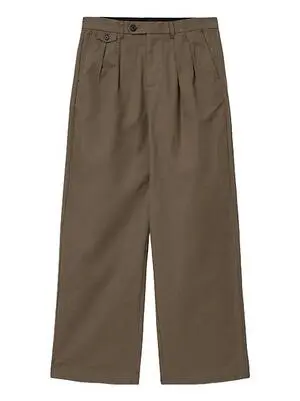 ALLSAINTS Cotton-blend Wide-leg Trousers - Traverse Brown