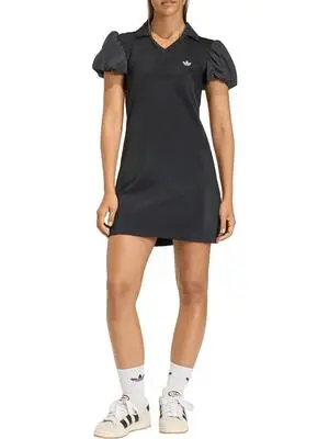 Adidas Originals By Alexander Wang Balloon Sleeve Dress - Black