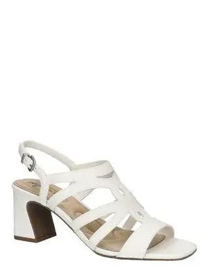 EASY WORKS BY EASY STREET Divine Slingback Sandal - White