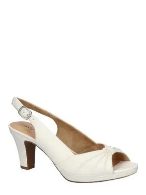 EASY WORKS BY EASY STREET Saturn Slingback Sandal - White