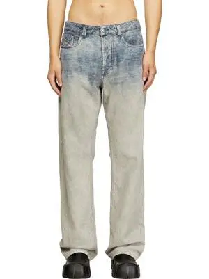 DIESEL® 19080 D-eeper Relaxed Straight Leg Jeans - Denim