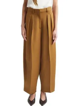Altuzarra Dash Pleated Pants - Golden Oak