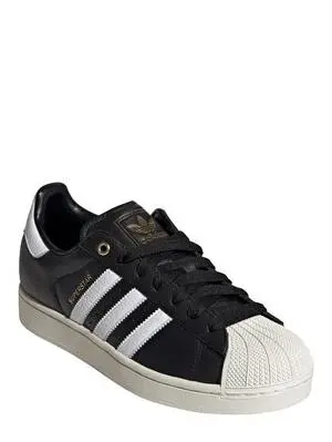 Adidas Superstar Ii Leather Sneaker - Black/white/off White