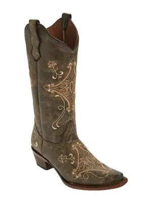 CIRCLE G Embroidered Western Boot