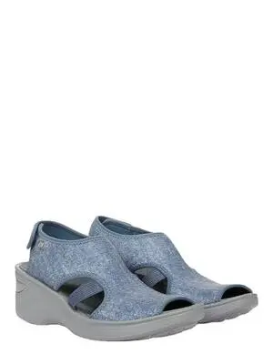 LIFESTRIDE Dream Wedge Sandal - Washed Denim