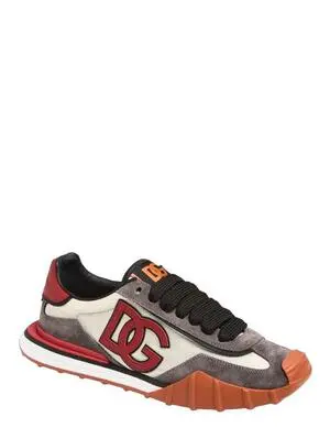 Dolce & Gabbana Athletic Low-top Sneaker - Avorio/rosso