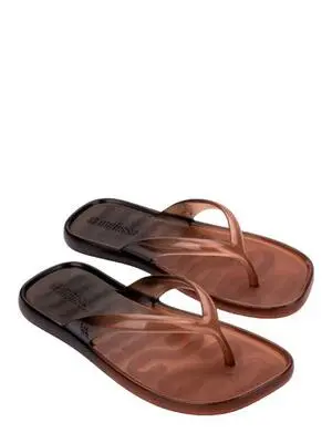 Melissa Flip-flops - Brown/black
