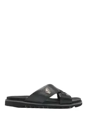 BUGATTI Criss-cross Strap Sandals - Black