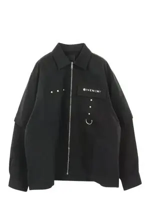 Givenchy 2010s Zip-up Shirt - Black