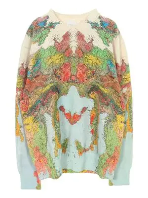 Burberry Map Print Sweater - Neutrals