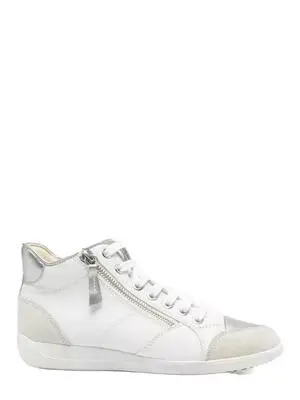 Geox Zip High-top Sneakers - White