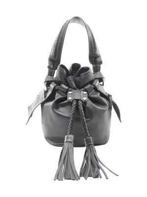 Givenchy 2000s 4g Drawstring Bucket Bag - Black