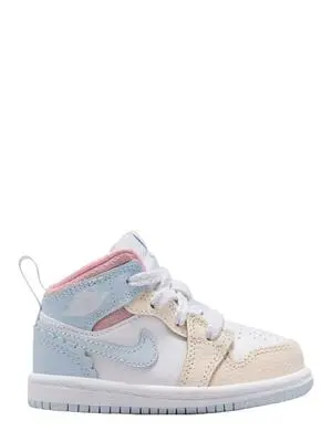 JORDAN 1 Mid Se Sneakers - Half Blue/pale Ivory/white