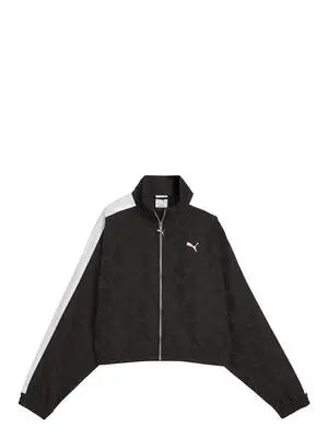PUMA T7 Jacquard Track Jacket Black