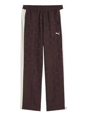 PUMA T7 Jacquard Track Pants - Brown