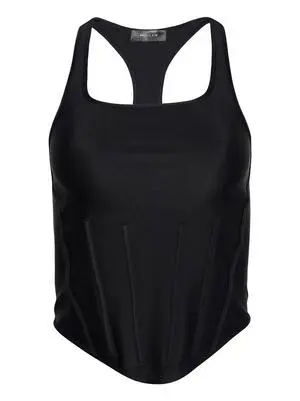 MUGLER Corset Top - Black