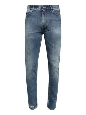 Givenchy Slim Straight Fit Trousers - Blue