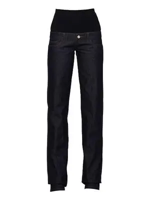 Coperni Jersey Hybrid Denim Trousers - Blue