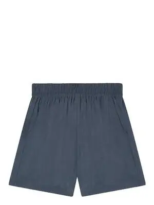 Emporio Armani Washed Twill Shorts - Blue