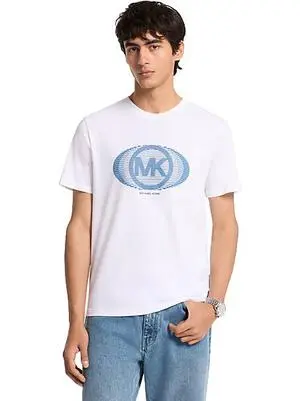 Michael Kors Graphic Logo Cotton T-shirt - White