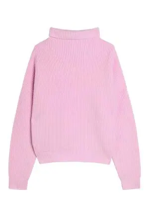 Isabel Marant Ribbed Wool And Cashmere-blend Jumper - Pink