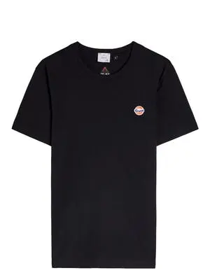 AN-Y1 Logo-embroidered T-shirt - Black