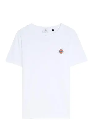 AN-Y1 Logo-embroidered T-shirt - White