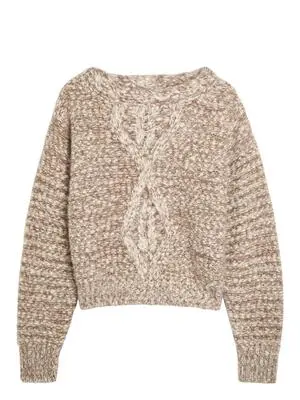 Isabel Marant Dorota Chunky-knit Alpaca-blend Jumper - Ecru