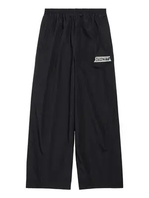 Balenciaga Cotton-blend Logo Sweatpants - Black