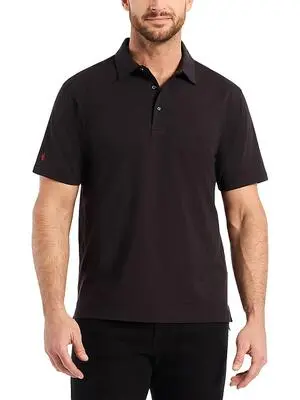 Robert Graham Furlan Knit Polo Shirt - Black