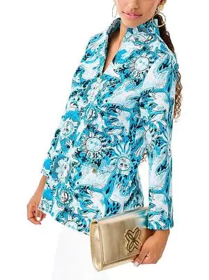 LILLY PULITZER Rosee Tunic - Bellevue Blue Lilly Gulls