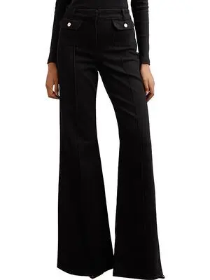 REISS High Rise Flare Jeans