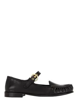 Miu Miu Bufalo Mocassini Loafer - Nero