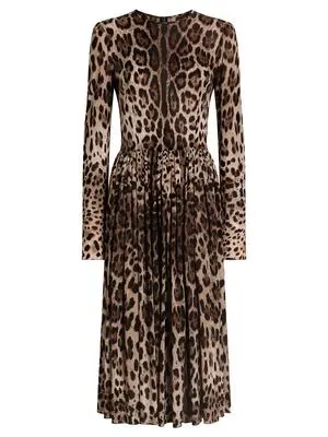 Dolce & Gabbana Leopard- Dress - Print