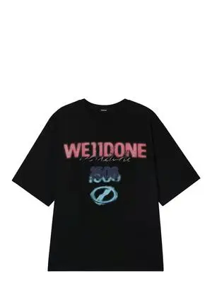 We11Done Printed T-shirt - Black