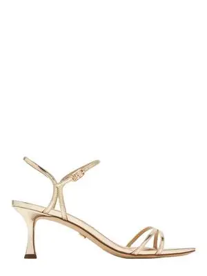 Sam Edelman Strappy Heeled Sandals - Gold