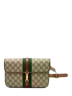 Gucci Gg Supreme Jackie 1961 Belt Bag - Brown