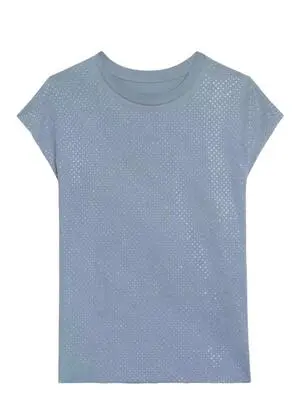 Zadig&Voltaire Cloe Rhinestone T-shirt - Blue