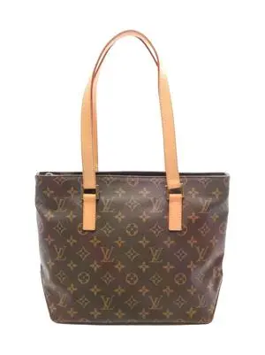 LOUIS VUITTON 2001 Monogram Cabas Piano Tote - Brown