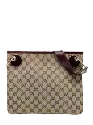 Gucci Gg Canvas Eclipse Crossbody Bag - Brown