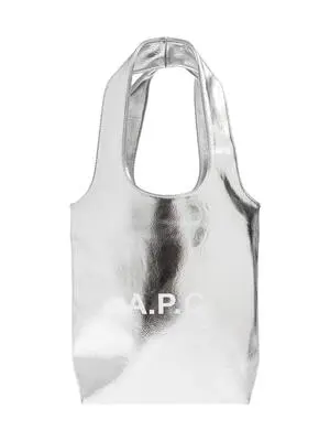 A.p.c. Ninon Small Tote Bag - Silver